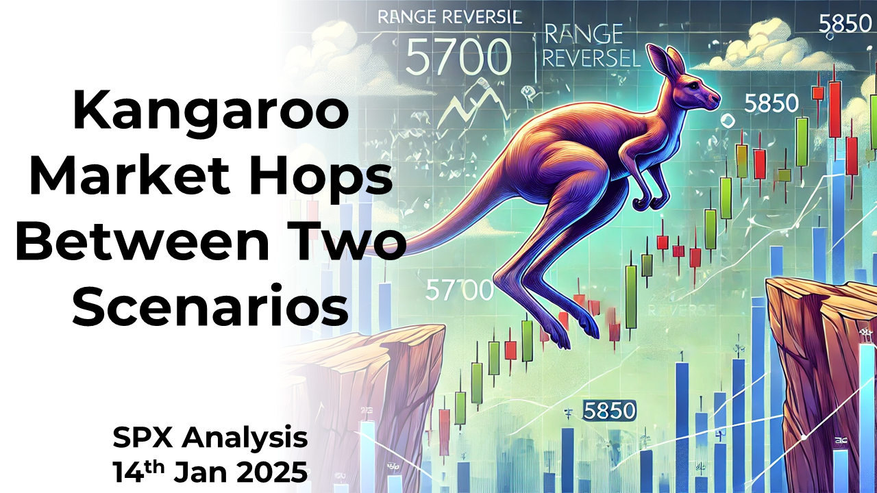 Kangaroo Market Hops Between Two Scenarios | SPX Market Analysis 14 Jan ...