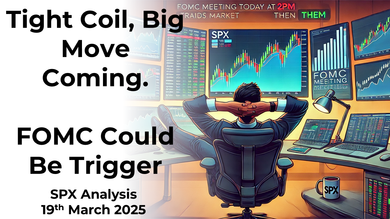 Tight Coil, Big Move Coming - FOMC Could Be the Trigger | SPX Analysis ...